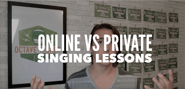 Online vs Private Singing Classes Cover - Ramsey Voice Studio