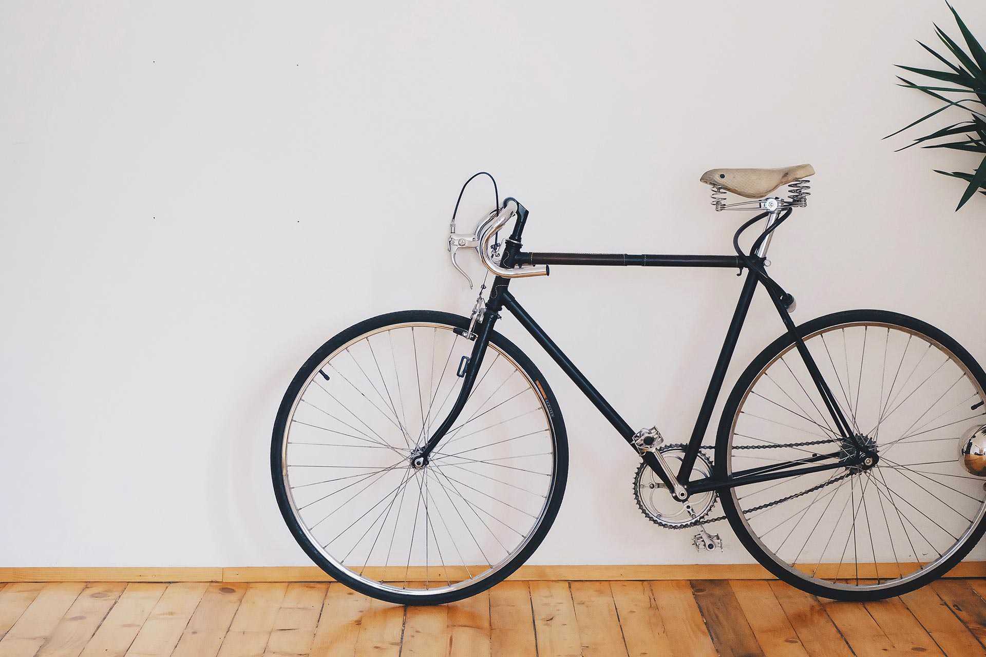 Bike Against Wall - Ramsey Voice Studio
